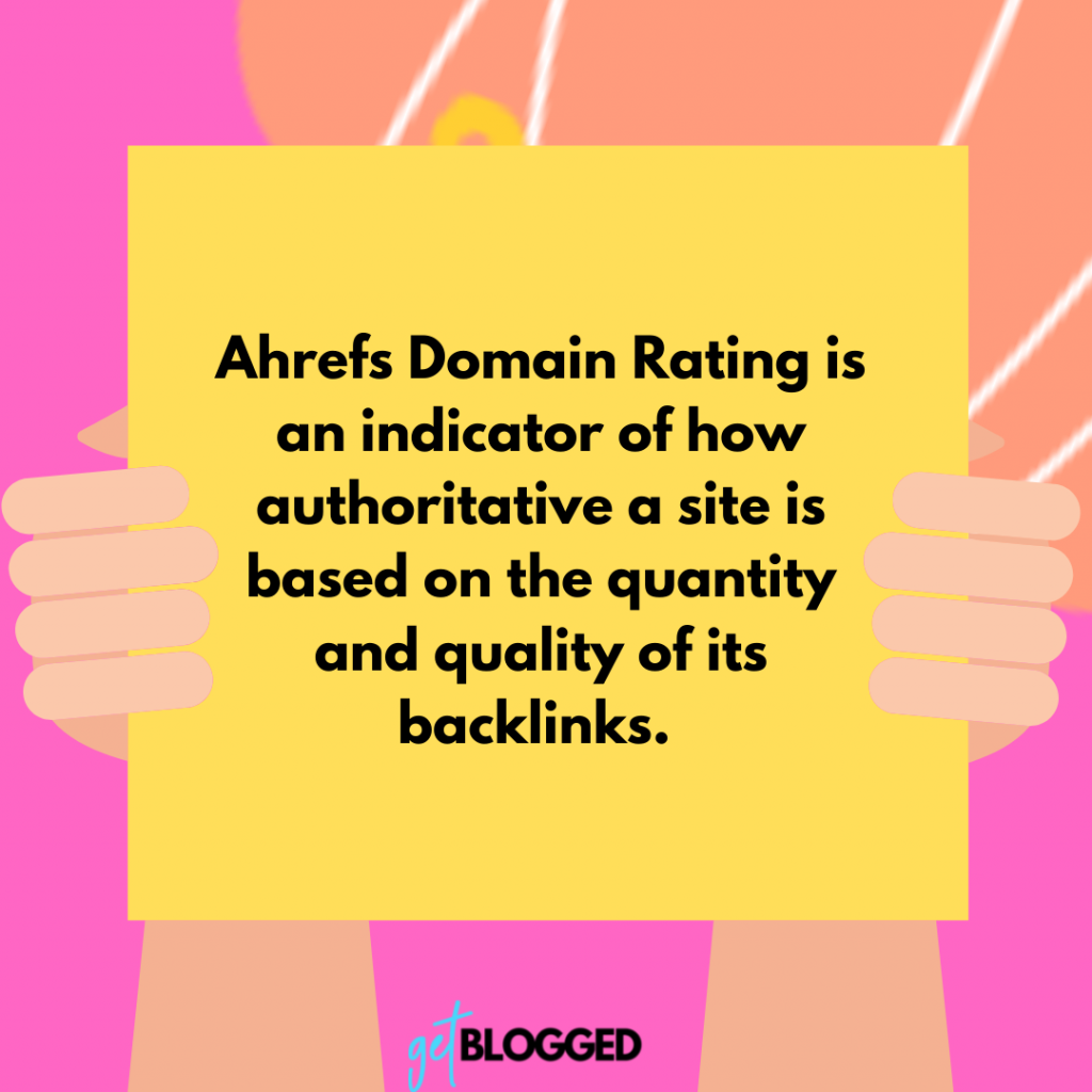What is Ahrefs Domain Rating? - Get Blogged